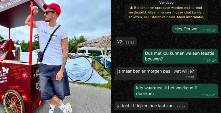 Douwe Egberts dealt in hét festivalmiddel op Lowlands - Soundflow